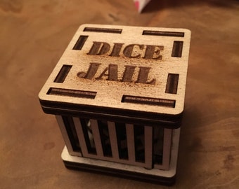 Laser Cut Dice Jail - Etsy