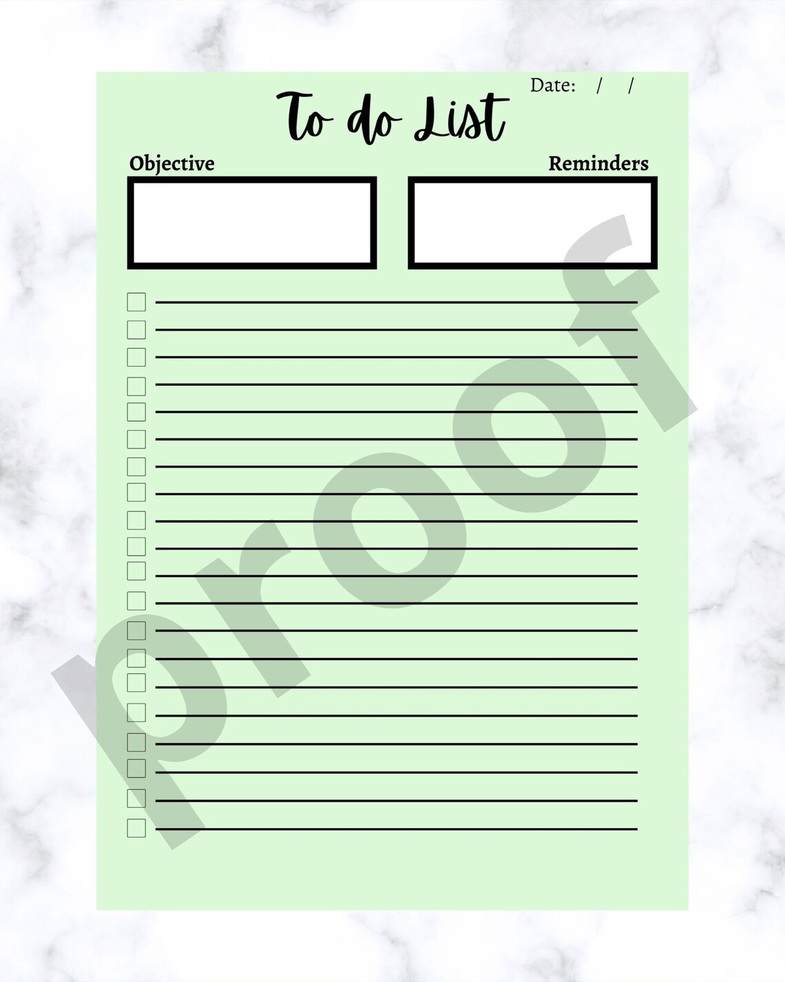 Daily To-do List for Routine Everyday Tasks, Digital Download Printable ...
