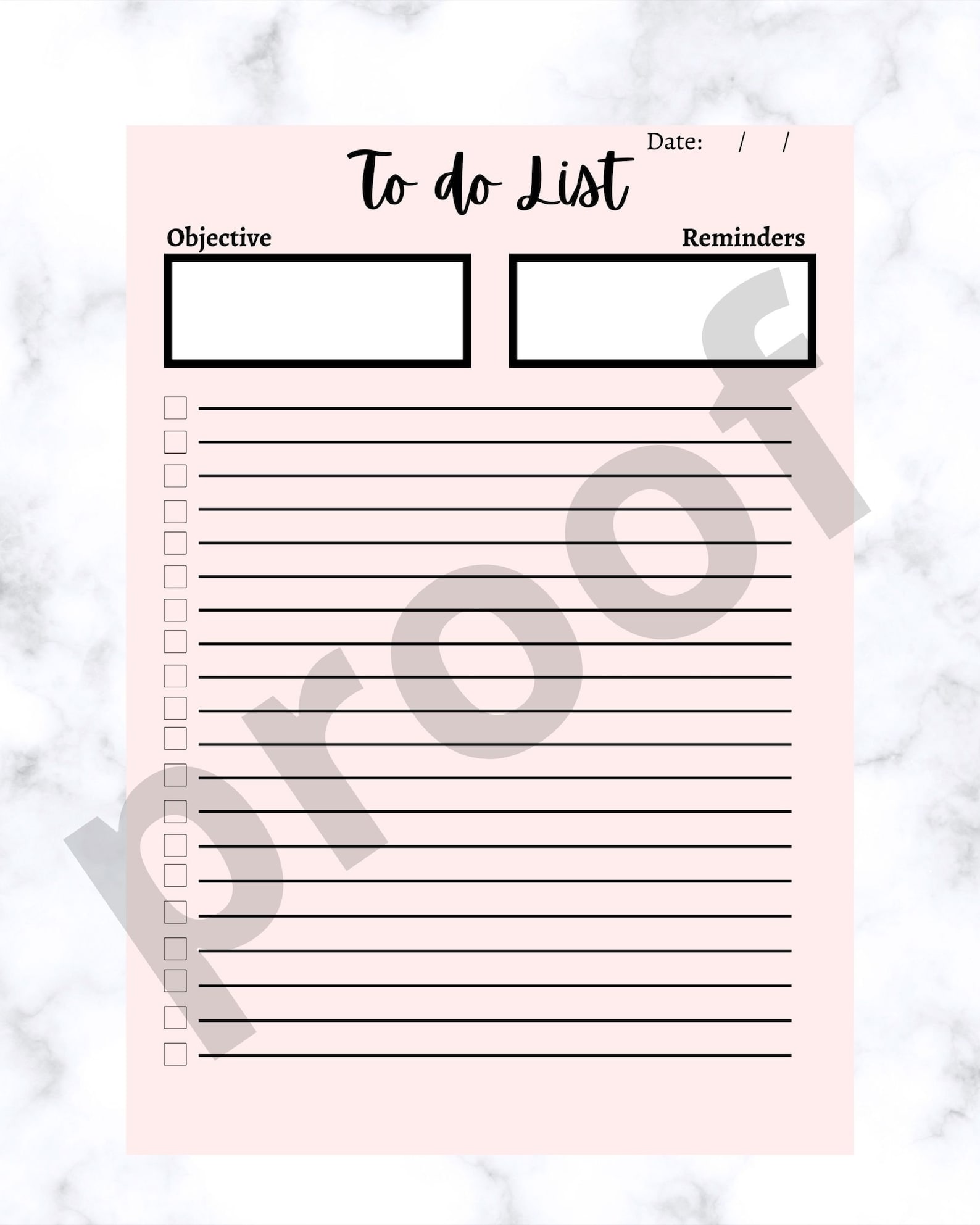 Daily To-do List for Routine Everyday Tasks, Digital Download Printable ...