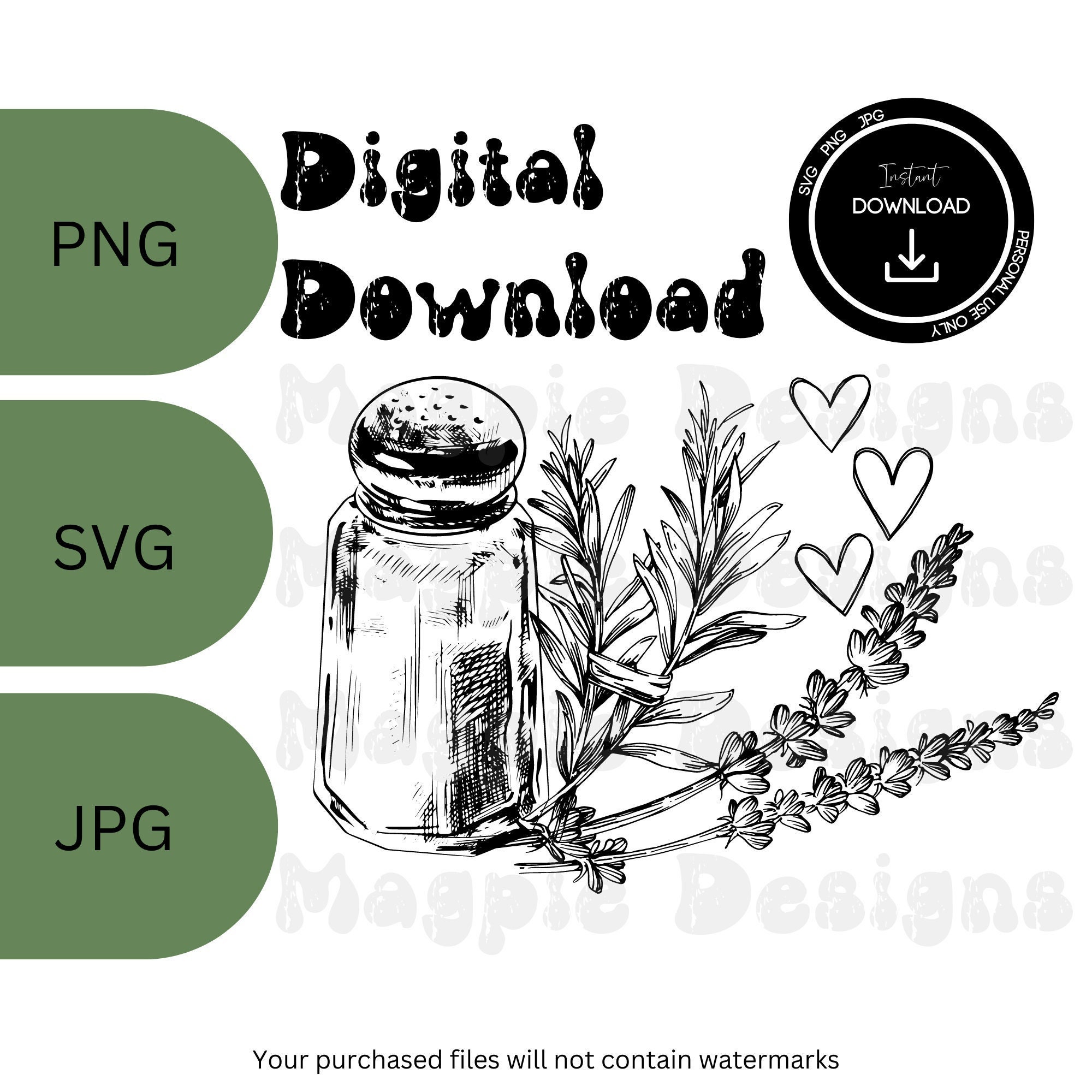 Salt Rosemary Lavender Love SVG, Practical Magic Inspired Halloween Cut ...