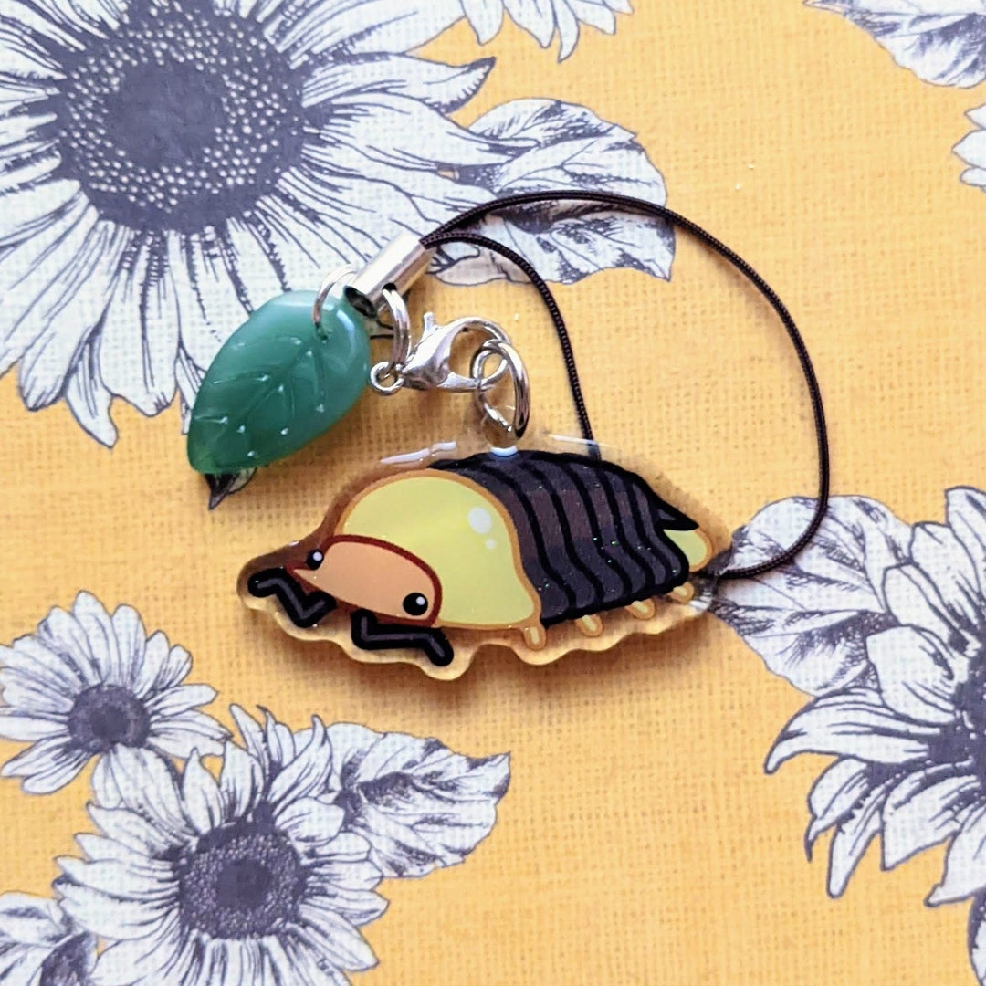 Rubber Ducky Isopod Phone Charm Strap Keychain Sparkle Epoxy - Etsy