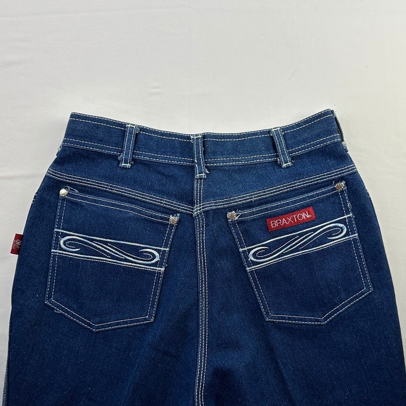 Dark Blue Braxton Jeans - Etsy