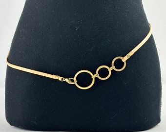 Hoop Belt With Chain - Etsy