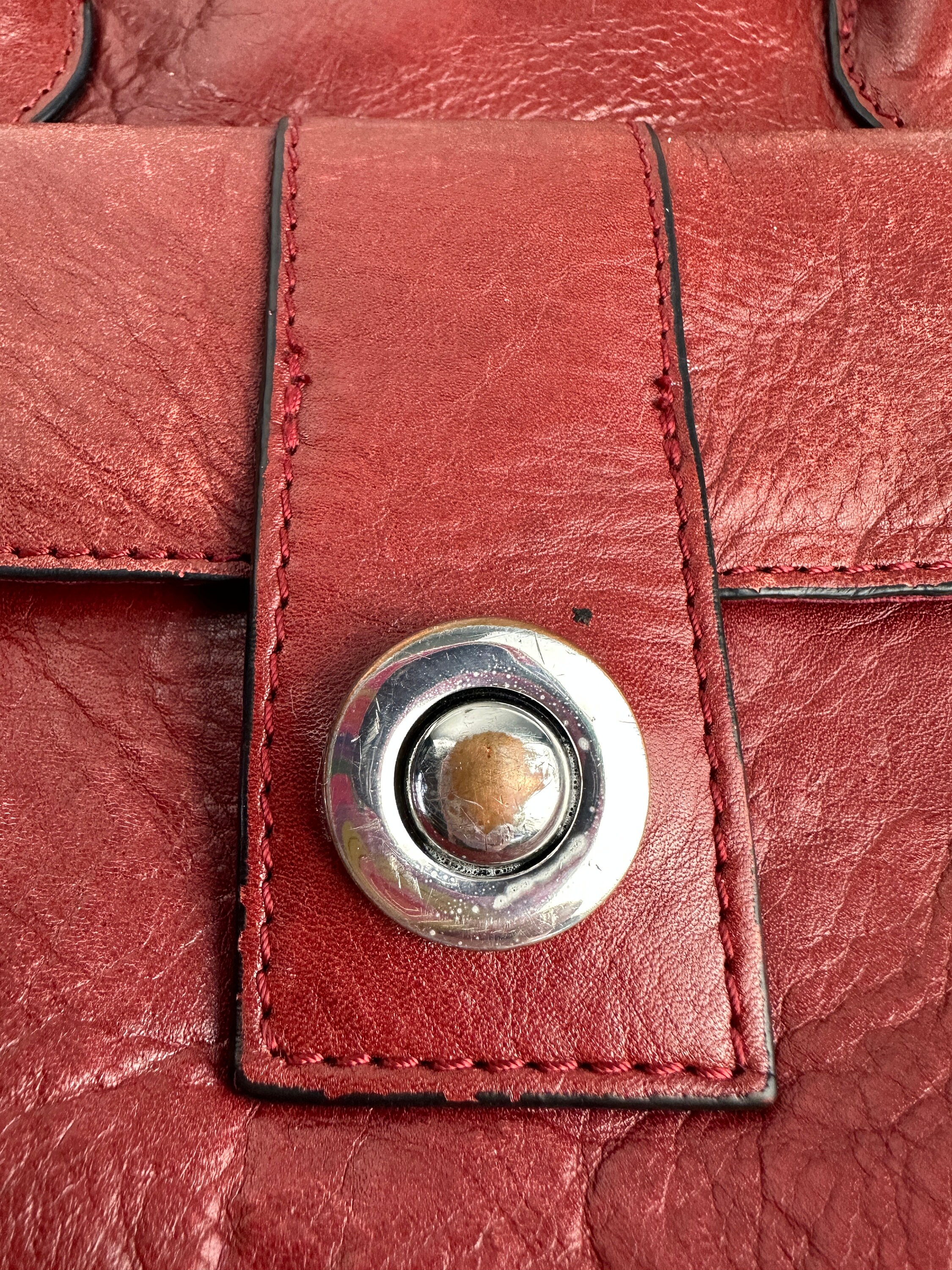 Vintage Brown Leather Shoulder Bag Hand Bag Purse - Etsy