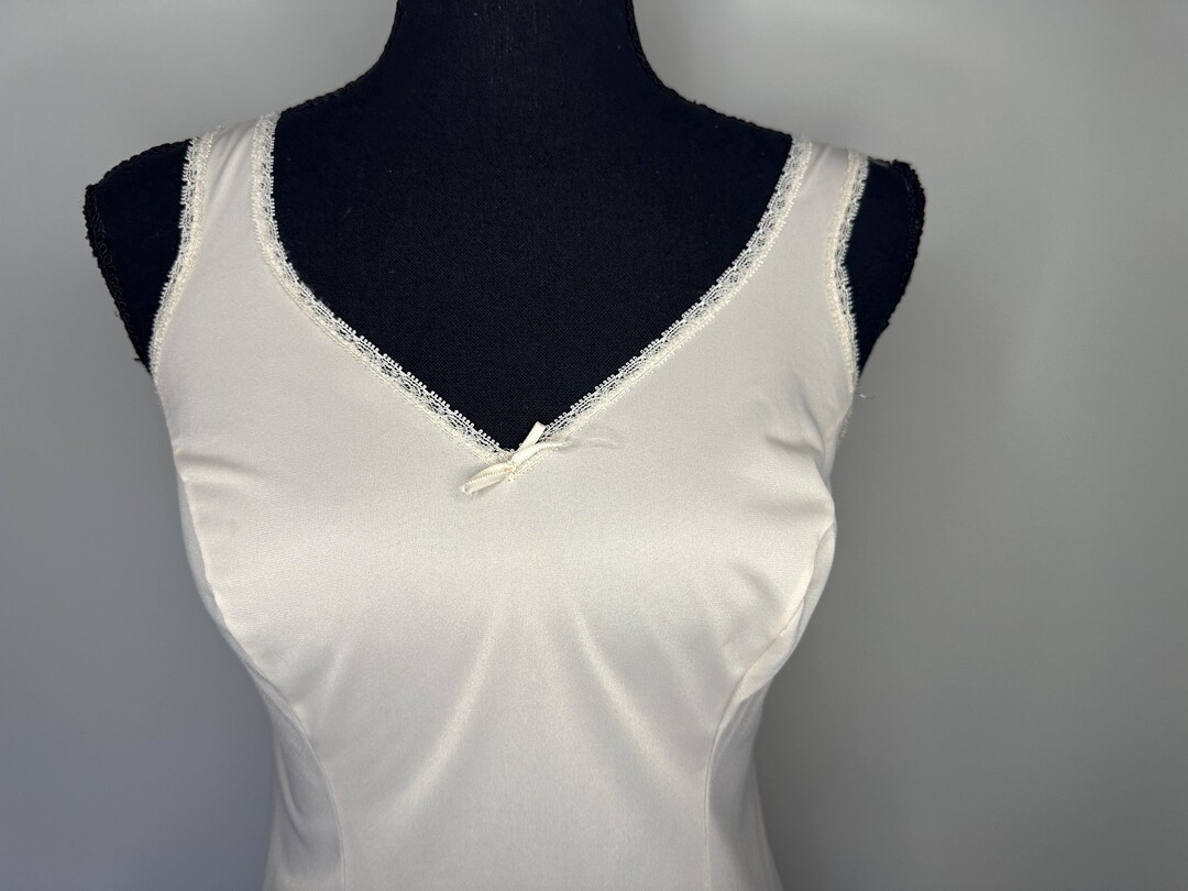 80's Full Coverage Modest Nude Cream Camisole Vintage - Etsy
