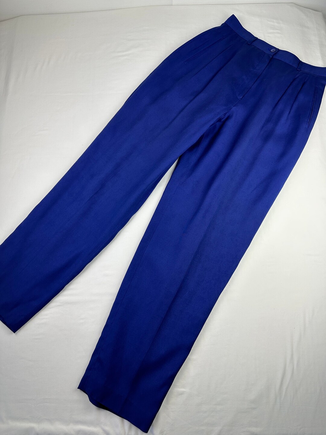 90s Rayon Mom Pants High Waist Pleated Liz Claiborne Trouser Vintage Etsy