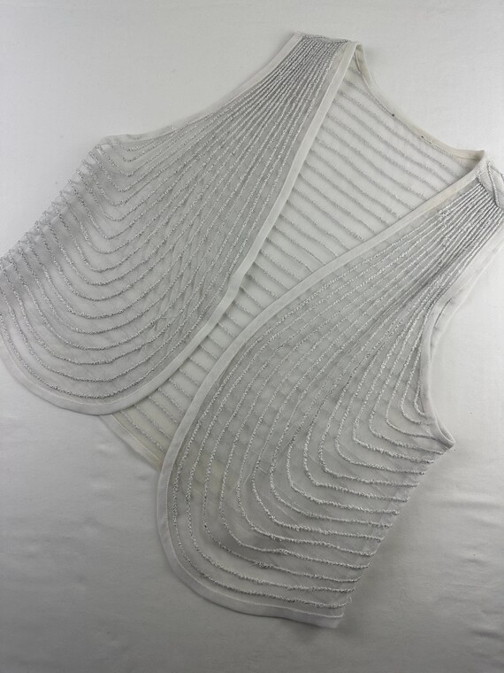 Metal Threaded Sheer Maxi Dress - Gem