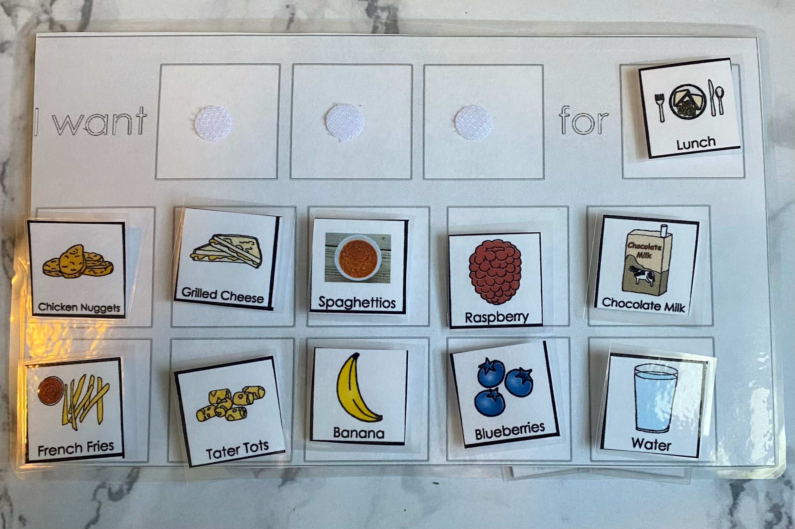 Visual Meal Menu - Etsy