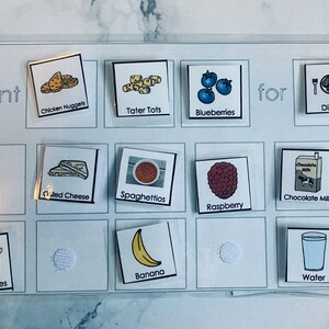 Visual Meal Menu - Etsy