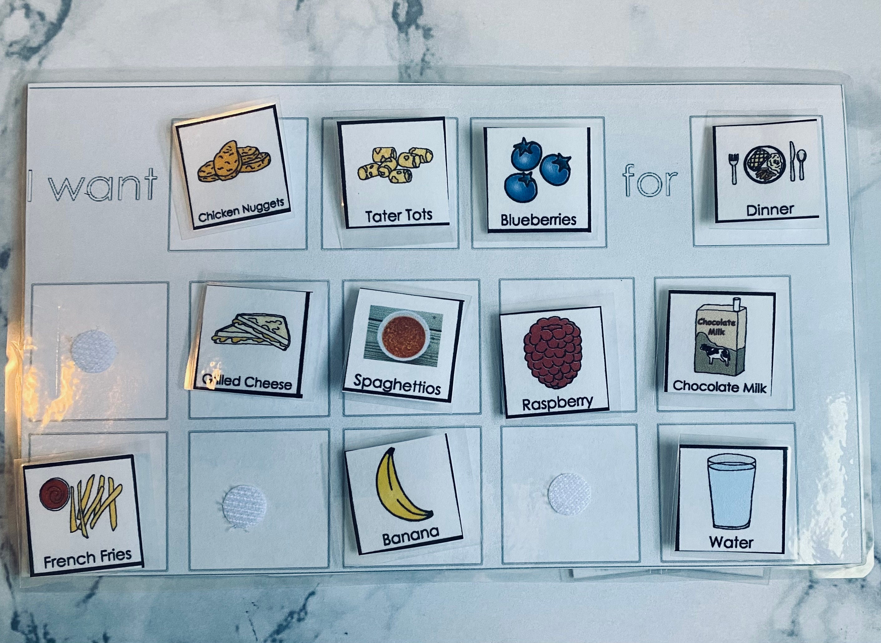 Visual Meal Menu - Etsy