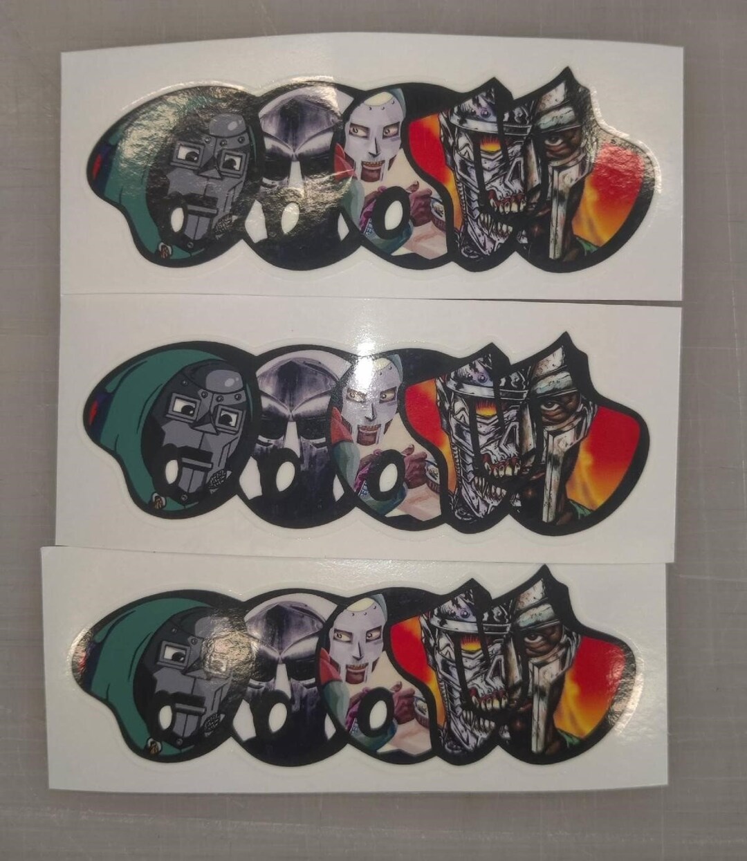 CUSTOM MF Doom Intersected Decals (3 Pack) - Etsy