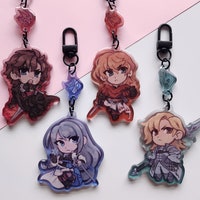Final Fantasy 16 Pixel Art Stickers | Clive Rosfield Jill Warrick ...