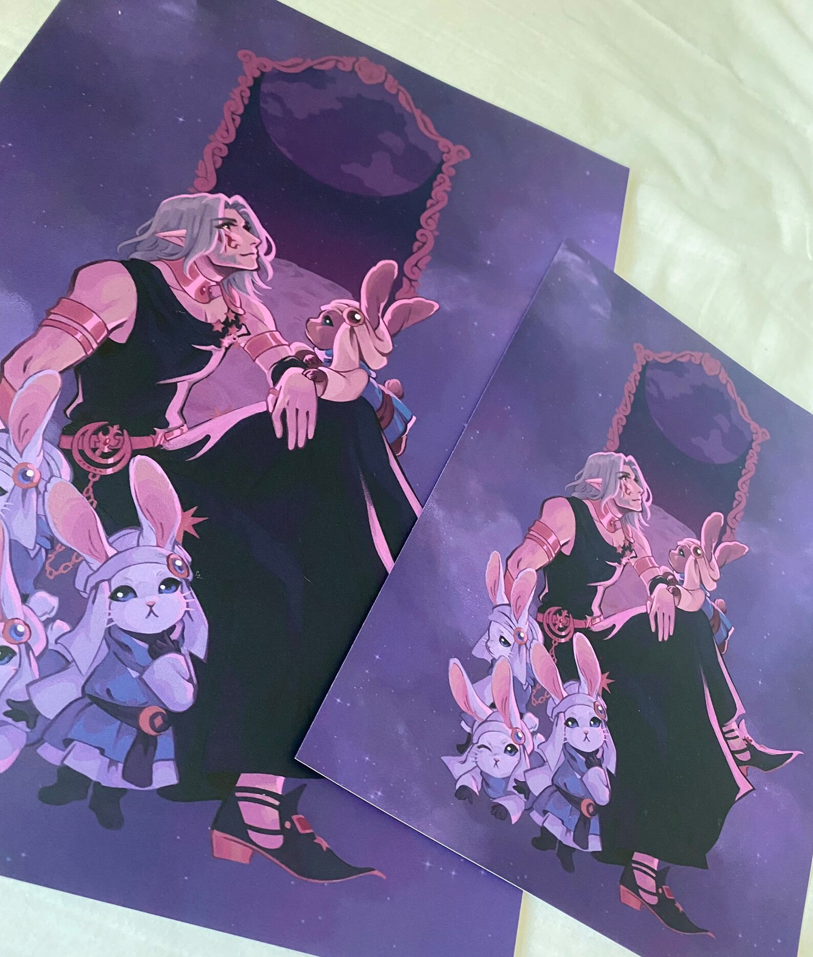 FFXIV Urianger Loporrits Art Print - Etsy