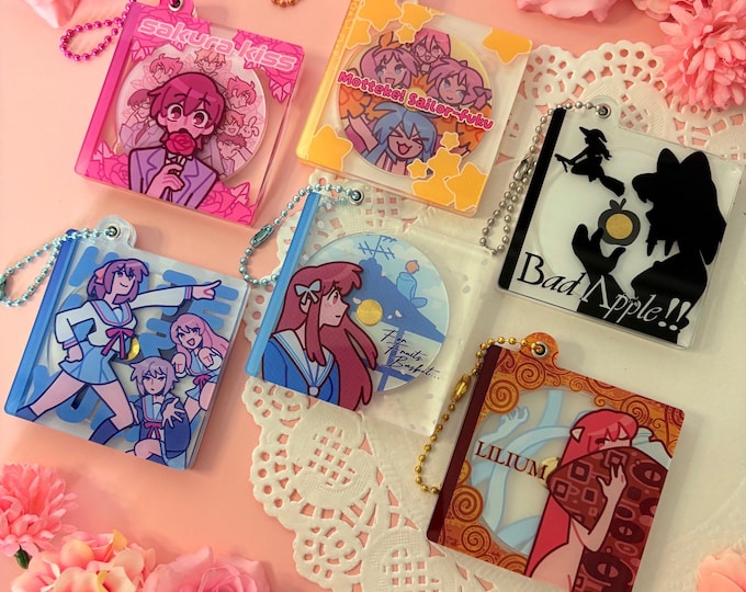 2000s Anime CD Keychains - Etsy