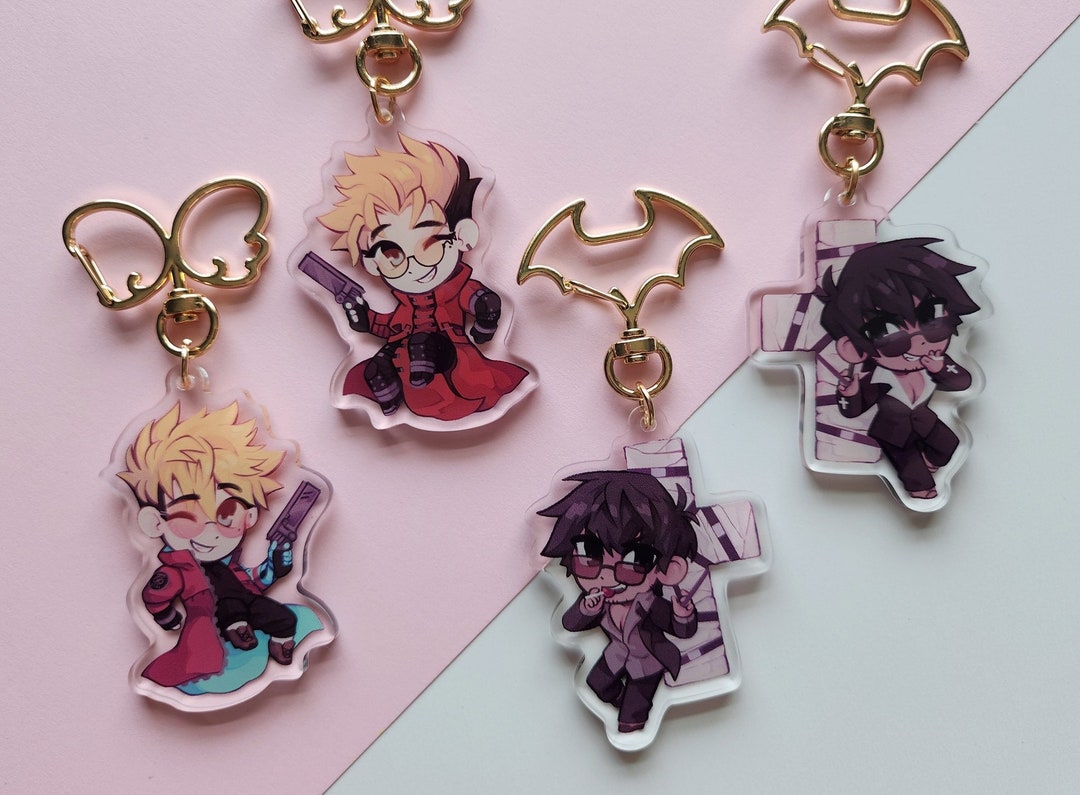 Trigun 2.5'' Double Sided Acrylic Charms - Etsy