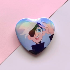 JJK Heart Badges - Etsy