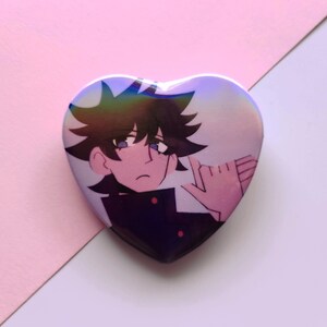 JJK Heart Badges - Etsy