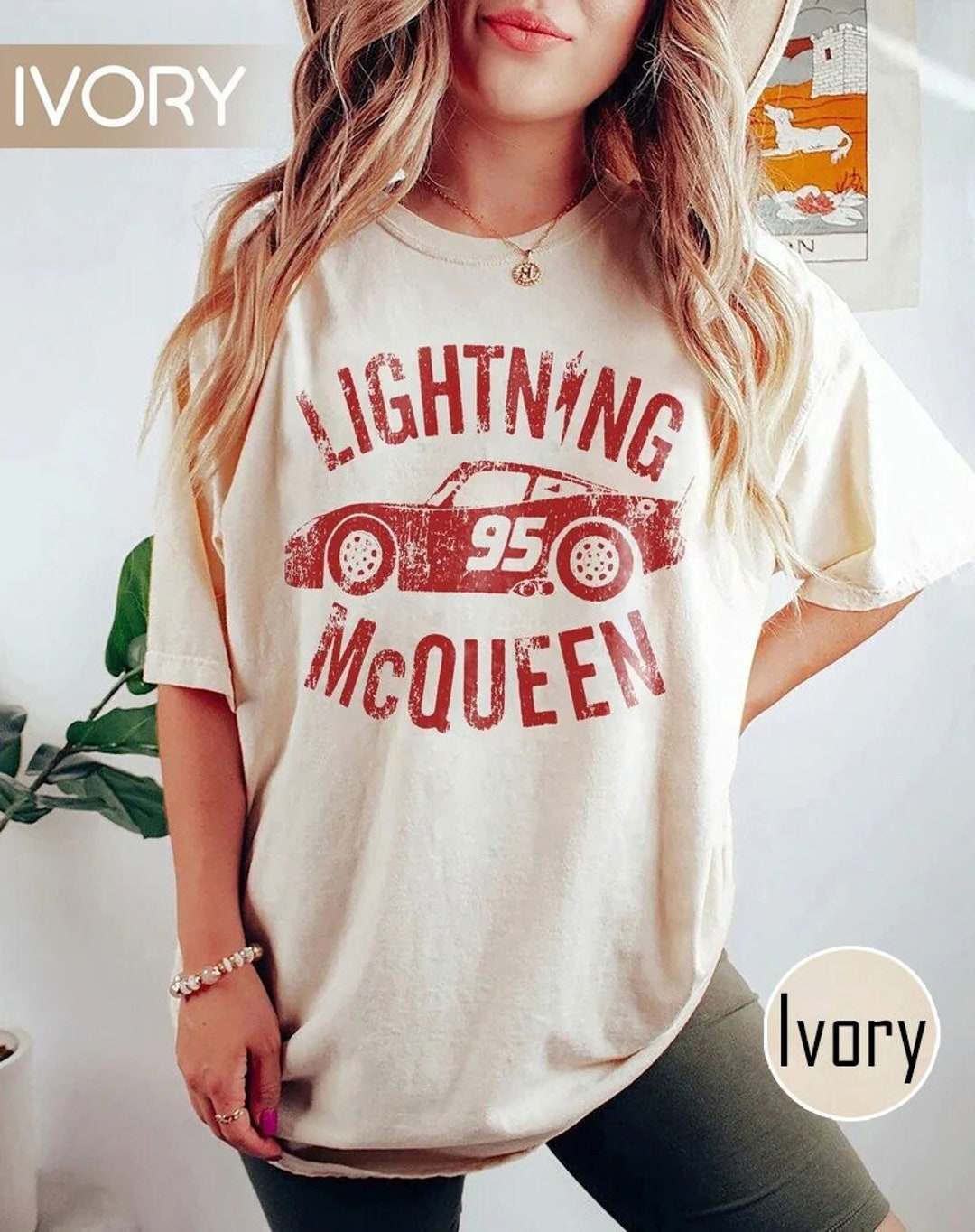Retro Lightning Mcqueen Shirt Vintage Disney Cars Shirt Cars - Etsy