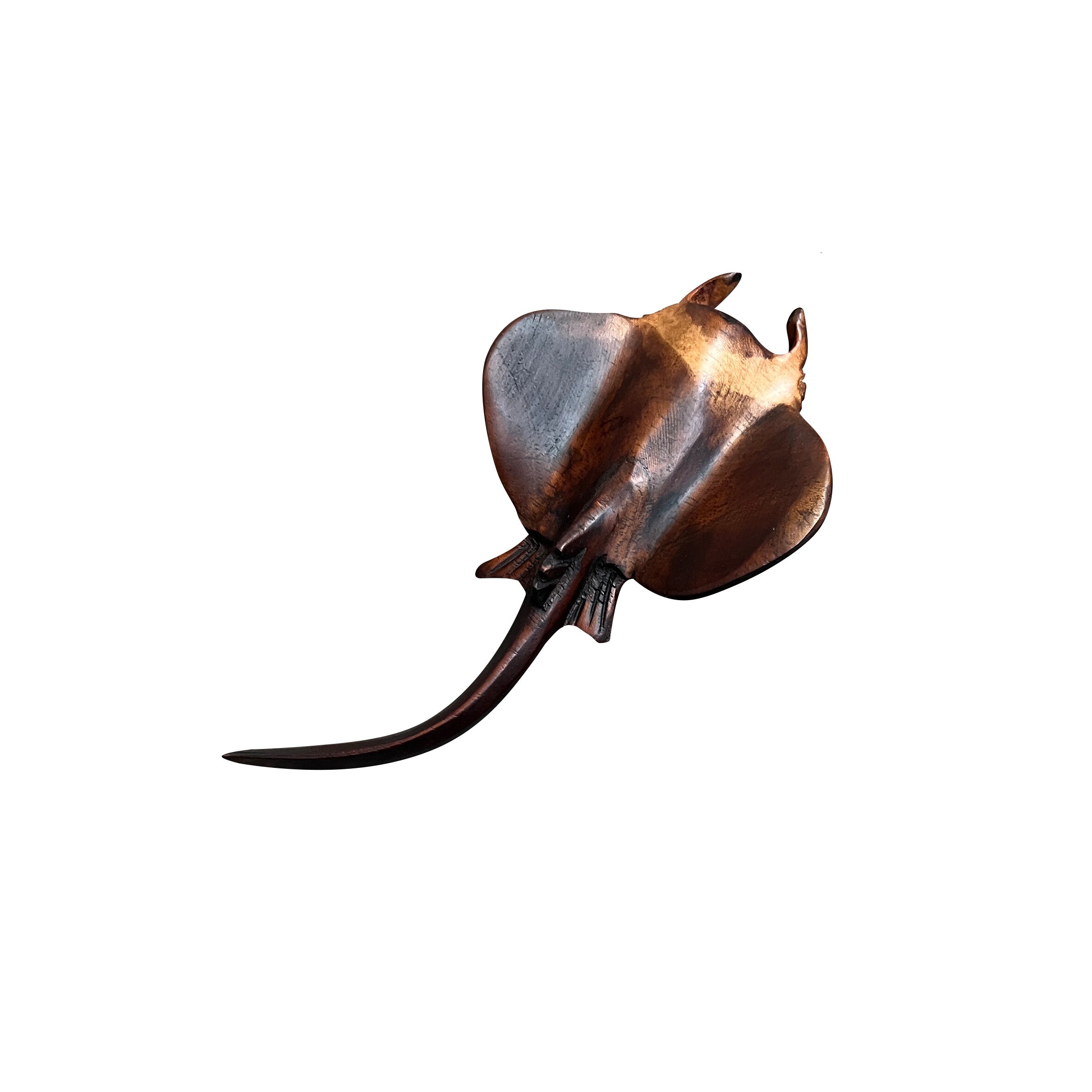 Manta Ray Devil, Crafts, Galapagos Island Wood Carved, (charles Darwin ...