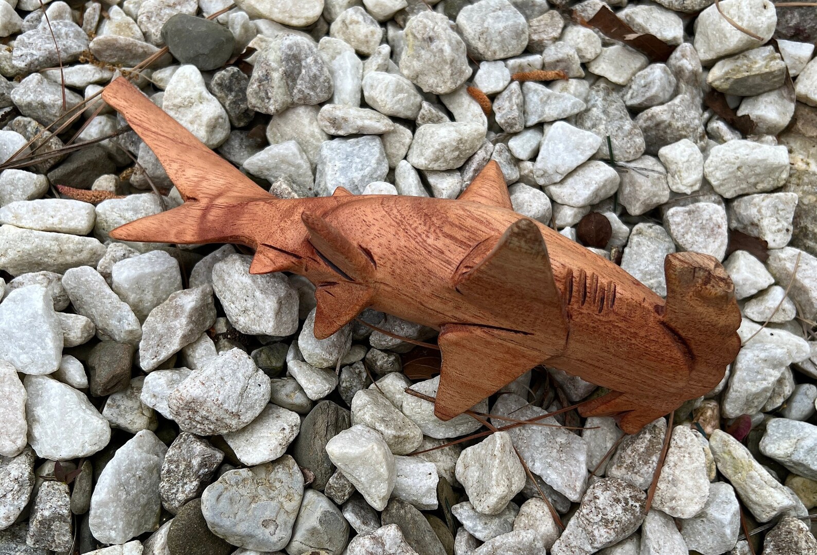 Galapagos Hammerhead Shark Art - Handmade Wooden Carving Decor - Etsy