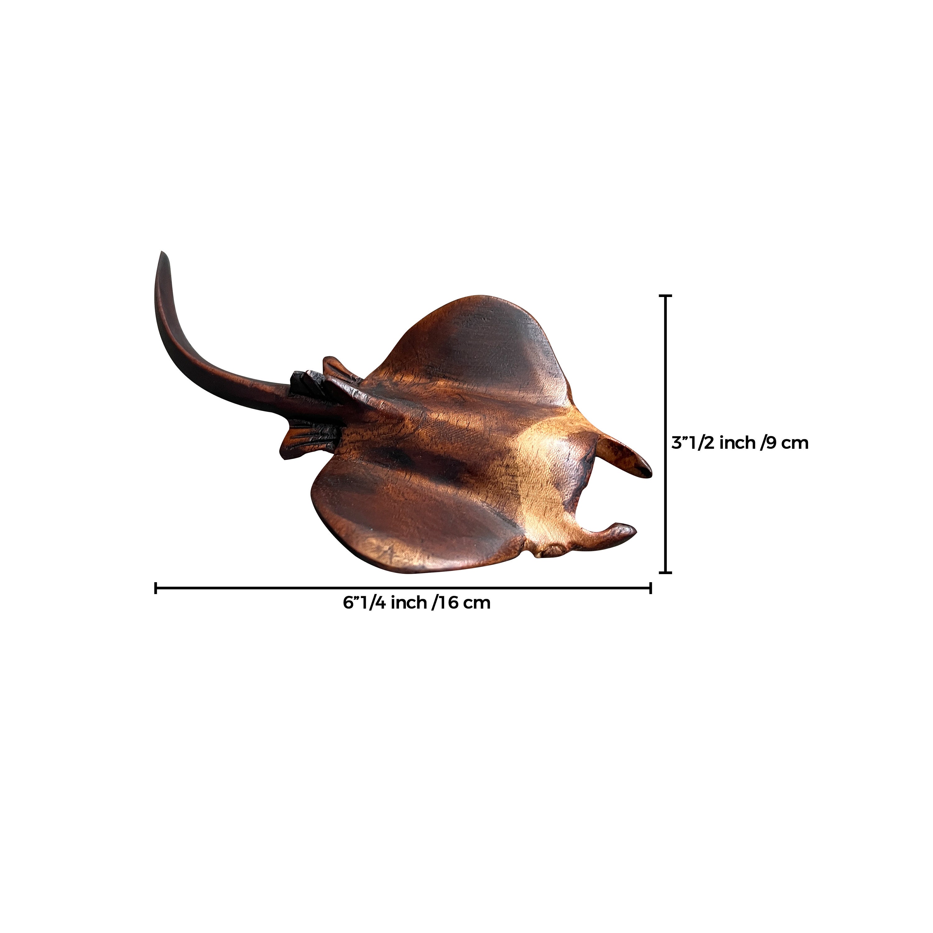 Manta Ray Devil, Crafts, Galapagos Island Wood Carved, (charles Darwin ...