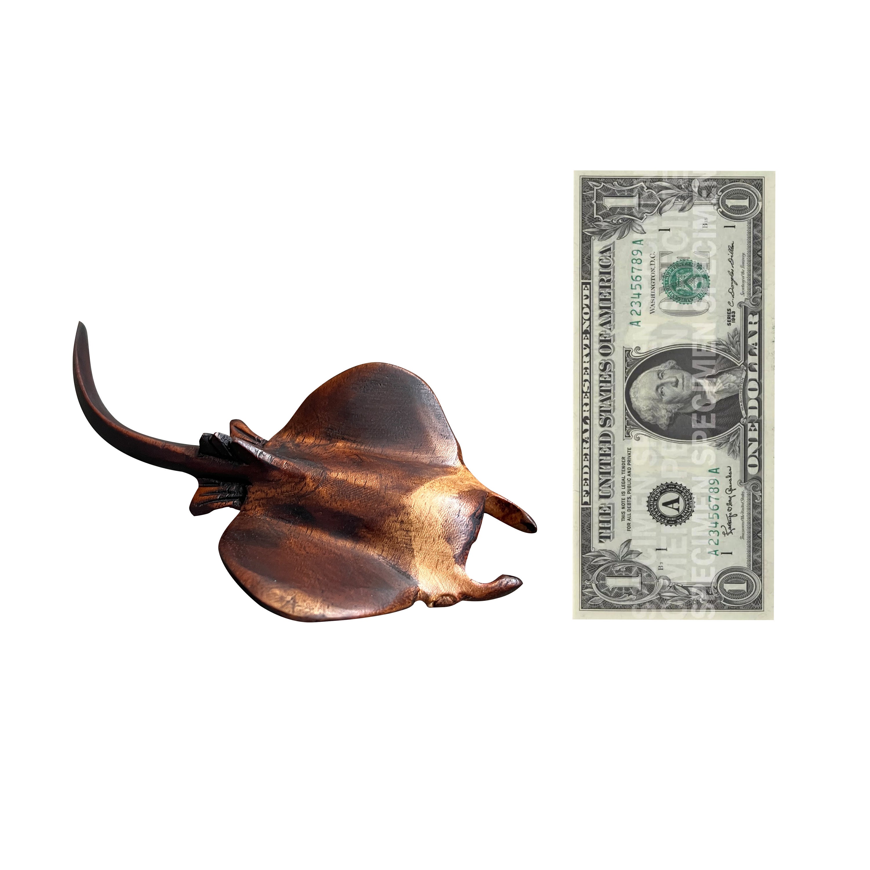 Manta Ray Devil, Crafts, Galapagos Island Wood Carved, (charles Darwin ...