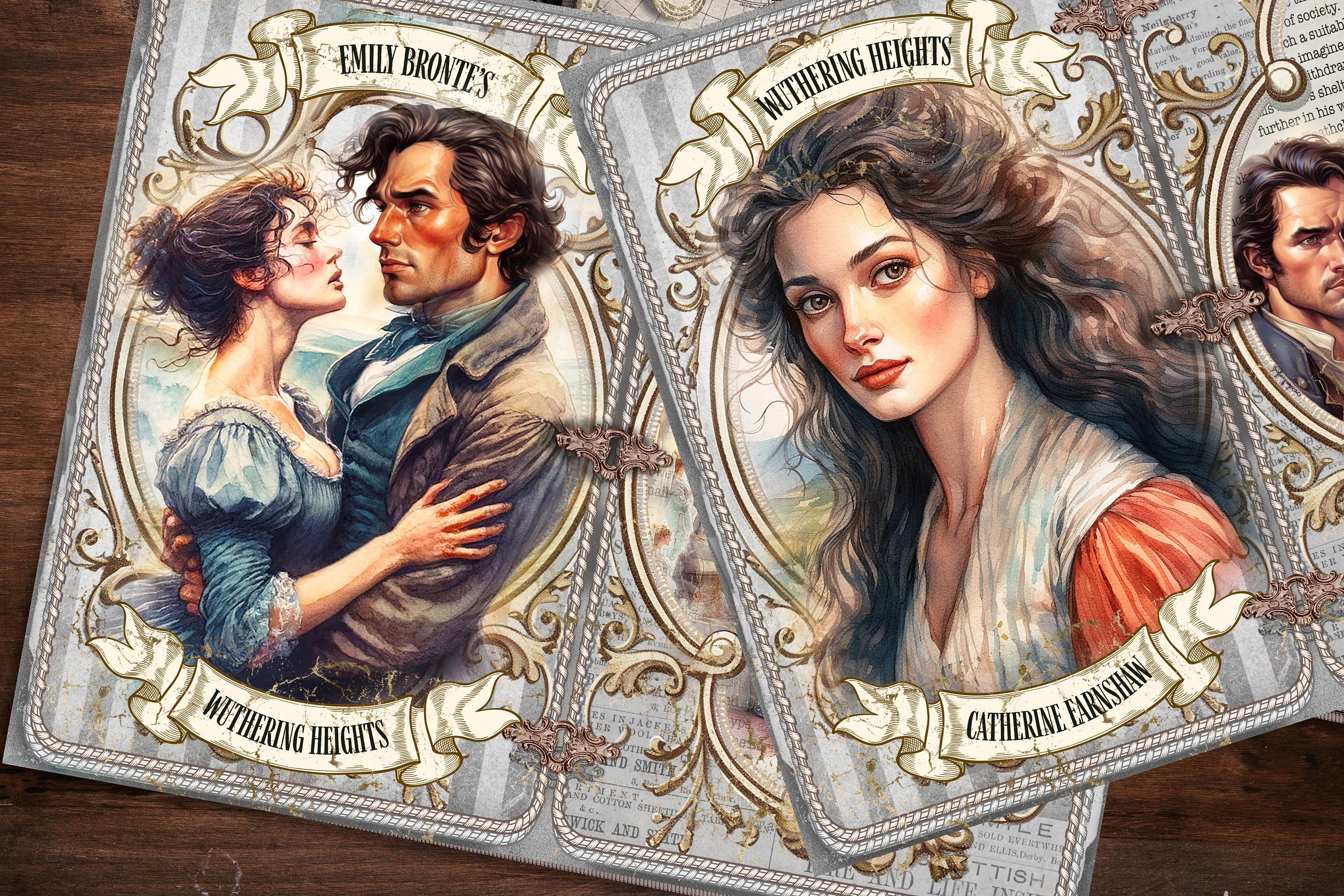Wuthering Heights Junk Journal Kit, Emily Bronte Junk Journal Pages ...