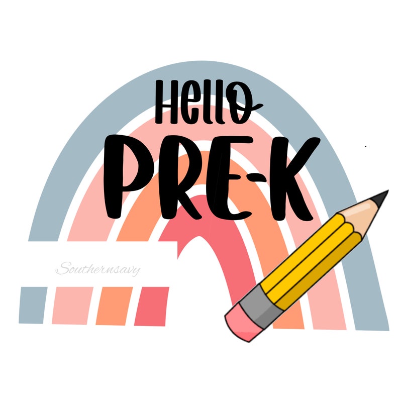 PRE K PNG - Etsy