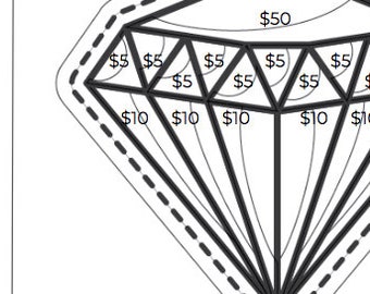 Happy Birthday Balloons Printable Savings Challenge Savings Tracker ...