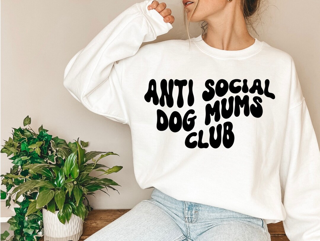 Anti Social Dog Mums Club Svg Png Digital Download Cricut Cut File ...