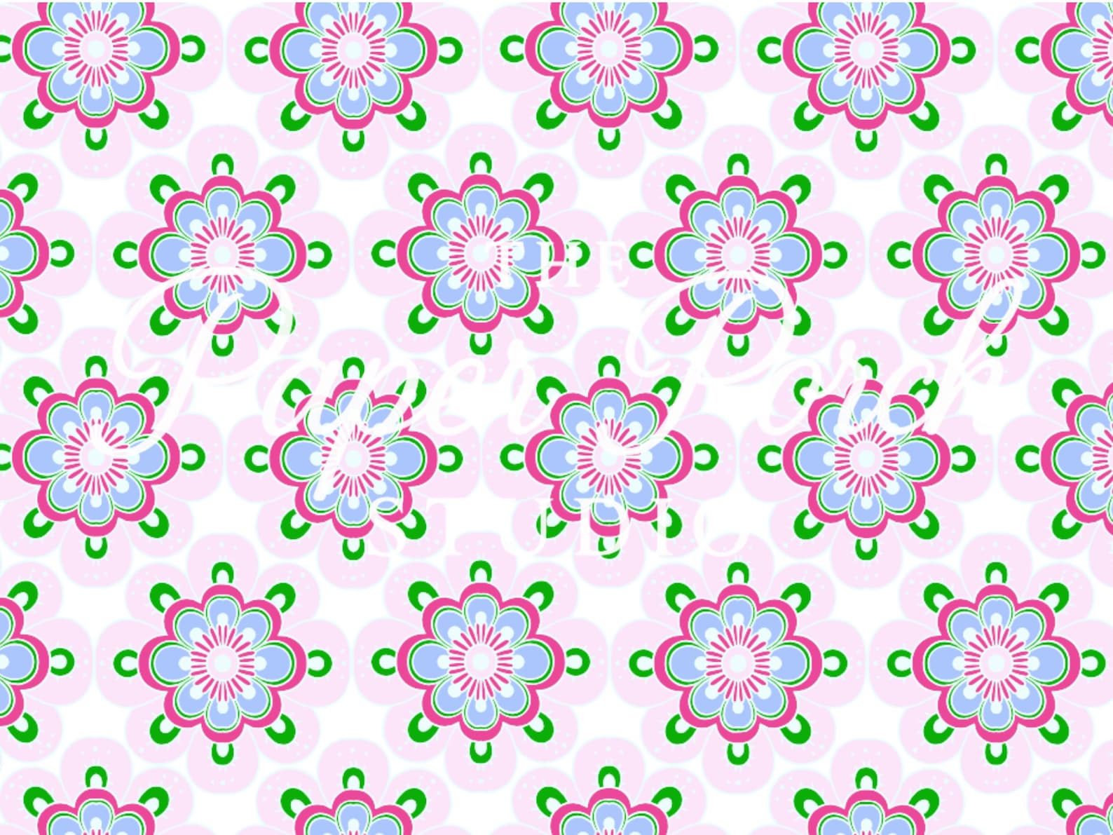 Printable Mahjong Party Banner, Retro Pink Floral Mahjong Garland ...