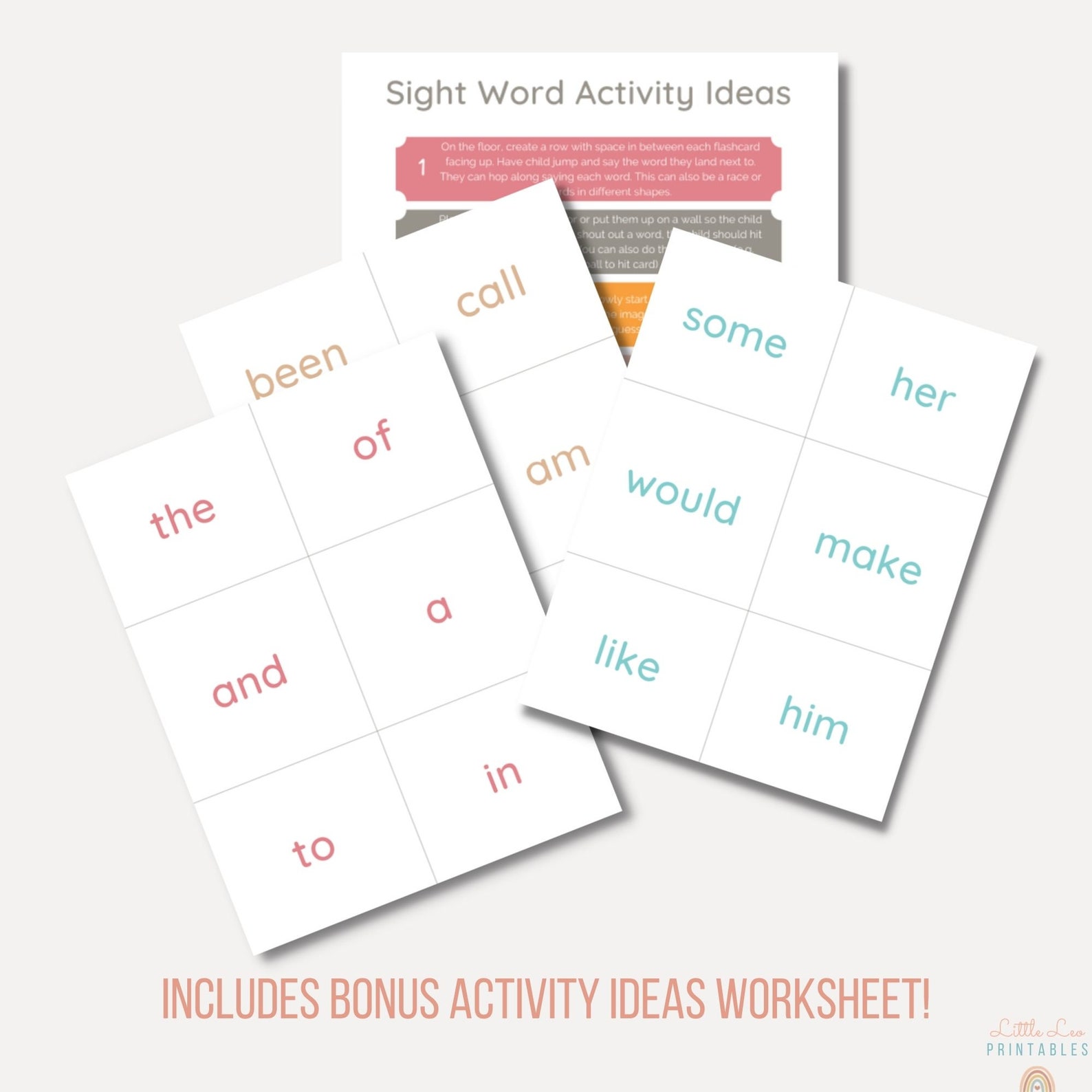 Sight Words Flashcards Fry Word List 1st 100 Kindergarten - Etsy