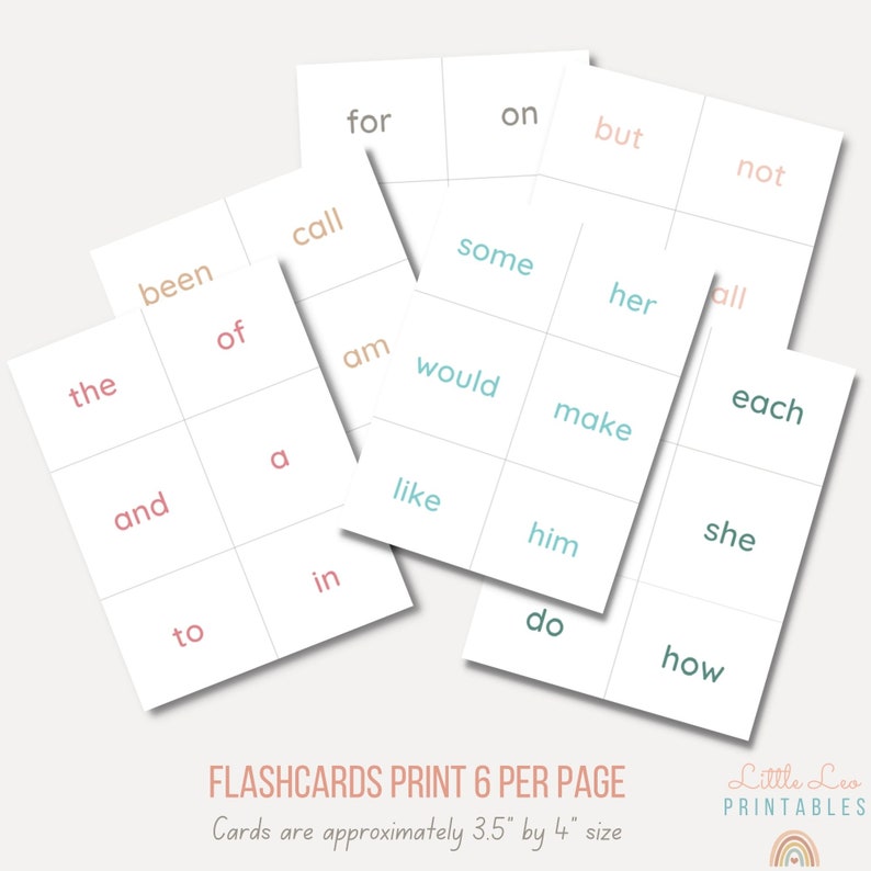 Sight Words Flashcards, Fry Word List, 1st 100 Kindergarten - First ...