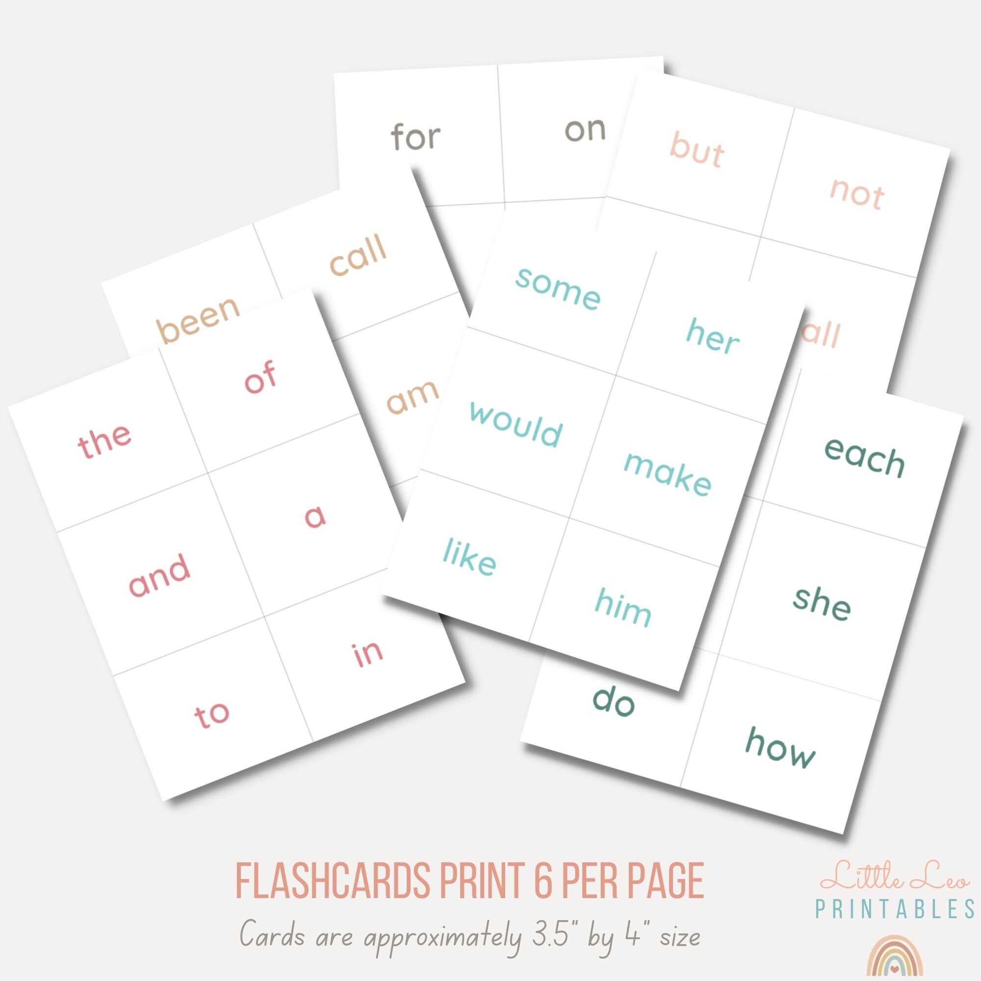 Sight Words Flashcards Fry Word List 1st 100 Kindergarten - Etsy