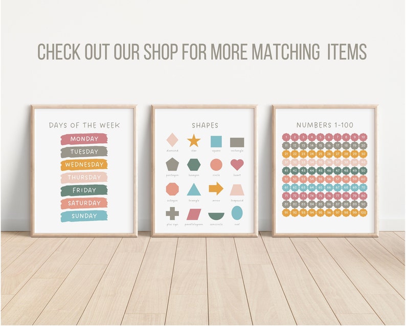 Weather Poster, Boho Classroom Homeschool Decor, Educational Print ...