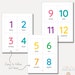Flashcards Numbers 1-20, Rainbow Numbers Cards, Counting Classroom ...