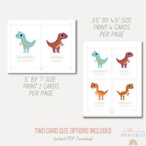 Dinosaur Flashcards: Boho Classroom Decor (digital Download) - Etsy