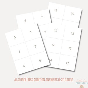 Addition Flash Cards, Addition Facts Cards 1-10, Kindergarten - 1st ...