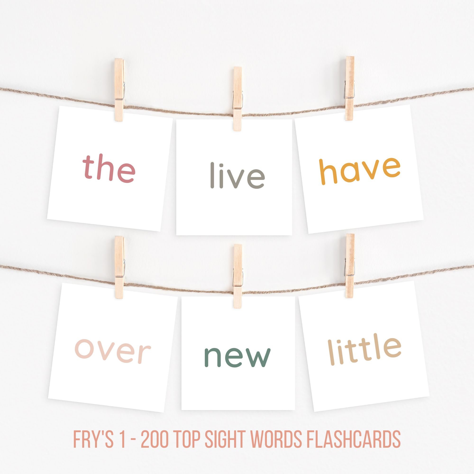 Kindergarten Sight Words Flash Cards Printable, Fry 1st 200 Word List ...