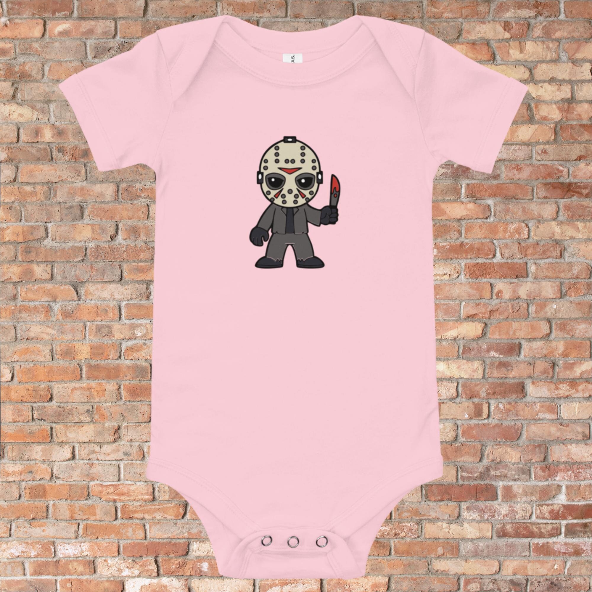 Baby Scary Jason Onesie Baby Halloween Onesie - Etsy