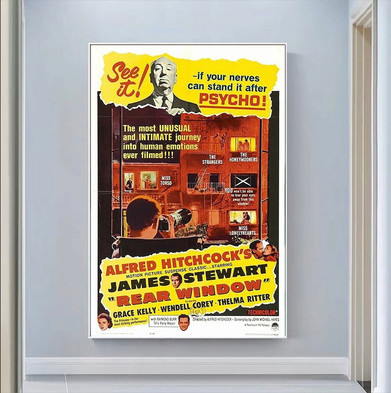Classic Vintage Cinema Film Posters - Golden Age Hollywood Painted ...