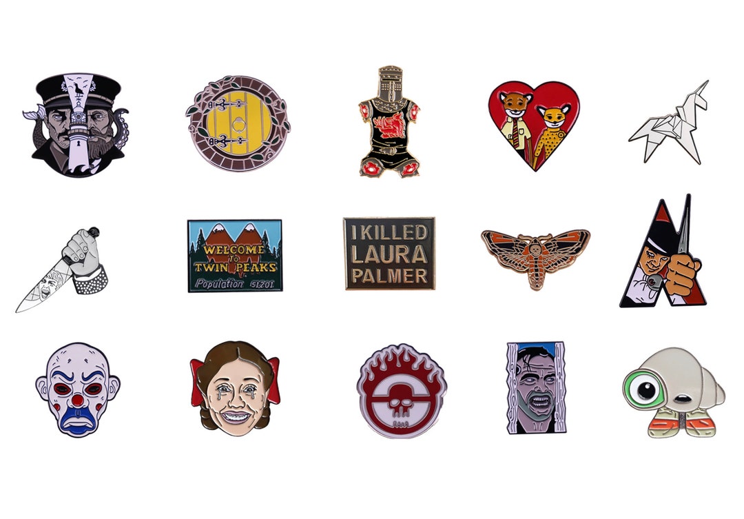 Cinema Enamel Pins Collection 1 Metal Badge Jewelry Accessary - Etsy