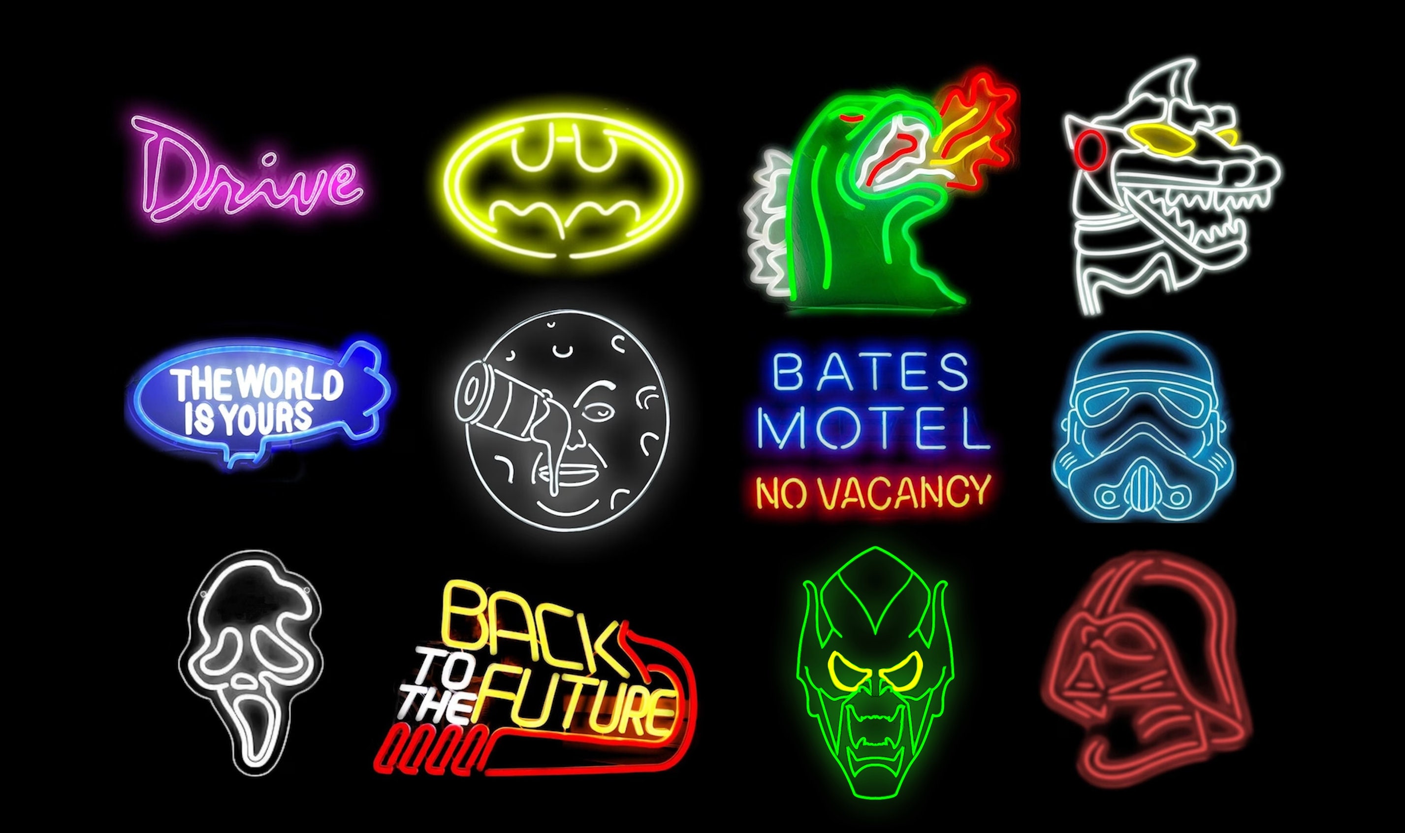 Cinema Neon Sign LED Light Collection - Etsy