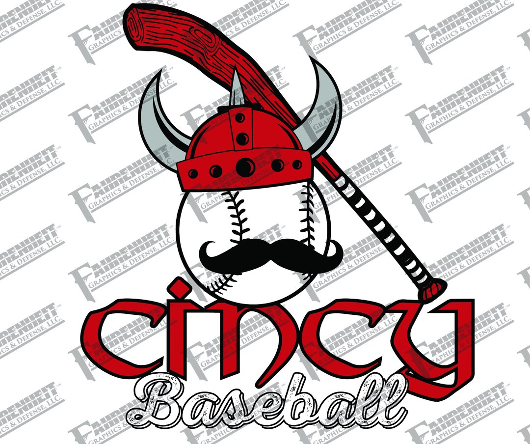 Reds Homerun Viking Cincinnati - Etsy