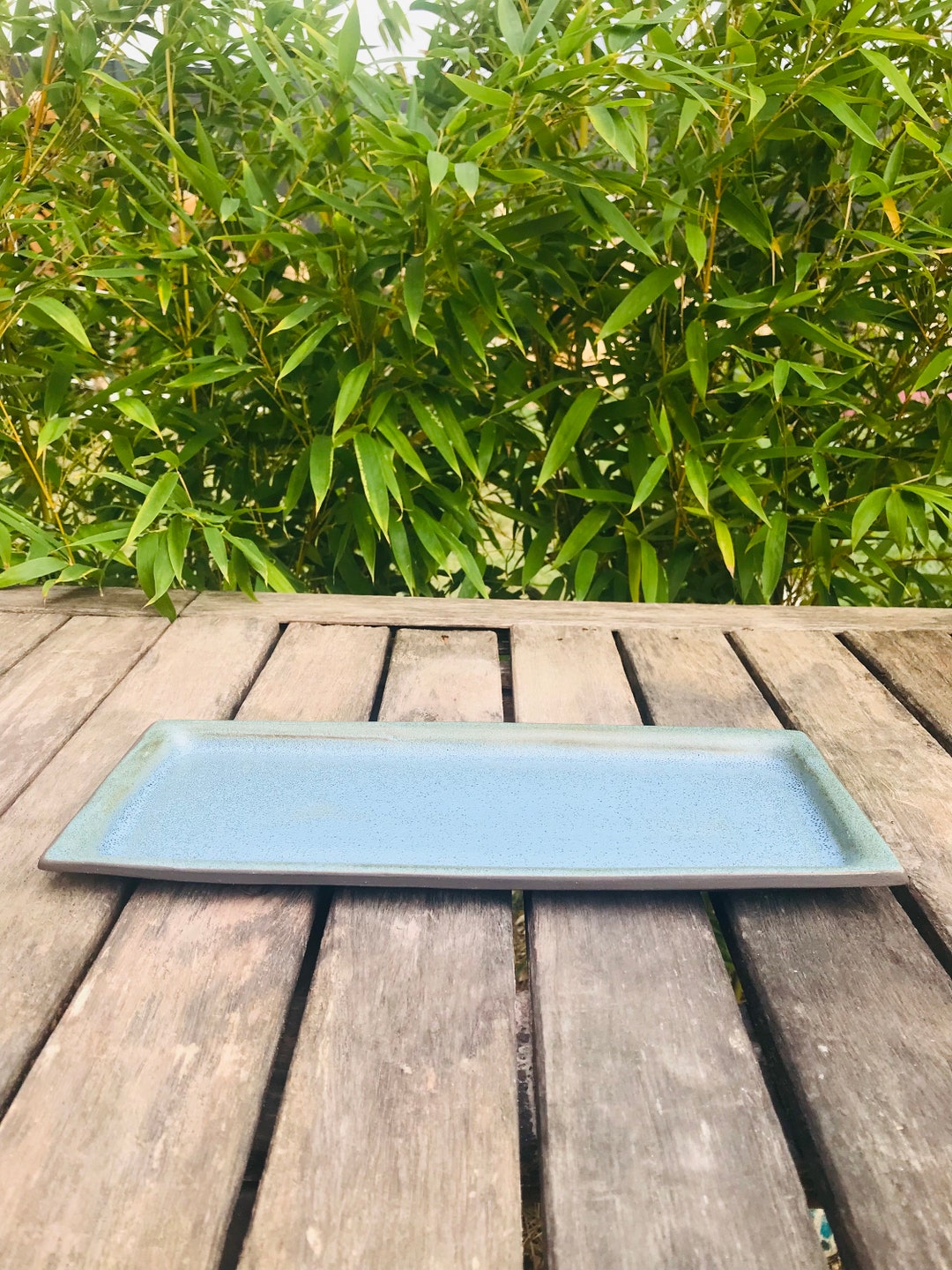 Stoneware Serving Dish Cake Dish Serving Tray Artisanal Pottery Ceramic ...