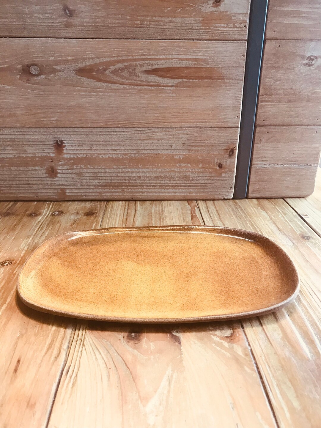 Rectangular Flat Plate Rounded Corners in Stoneware Rectangular Serving ...