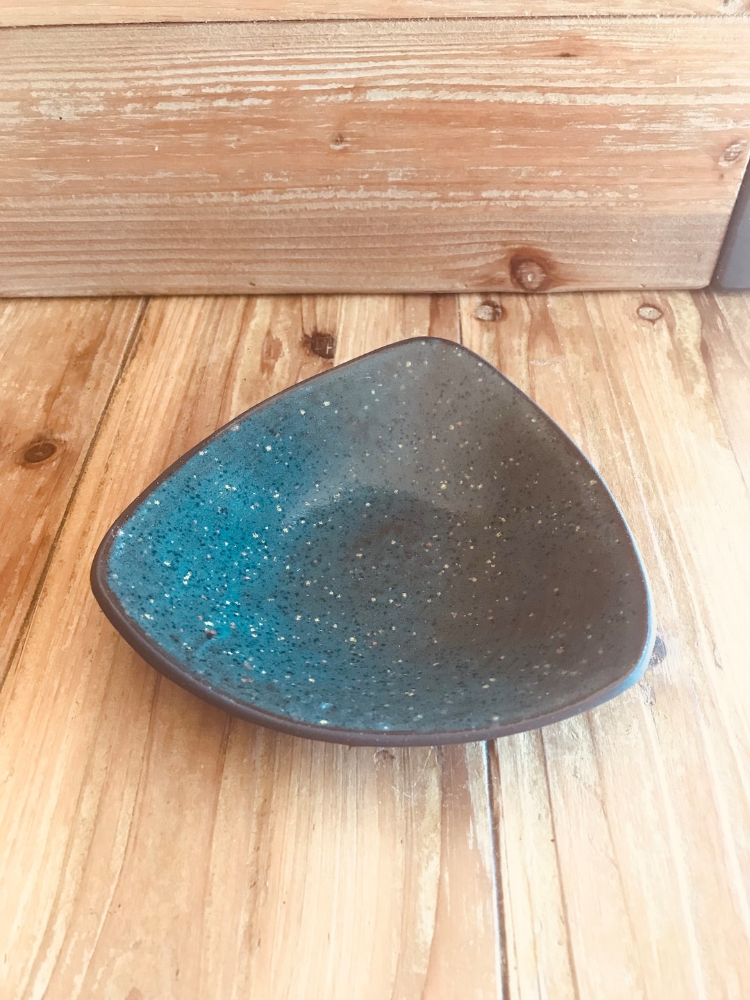Triangular Shaped Sandstone Cup Saucer Cup Under Cup Handmade Pottery ...