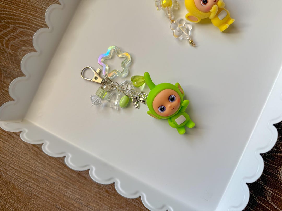 Teletubbies Dipsy Glow in the Dark Purse Charm and Keychain - Etsy