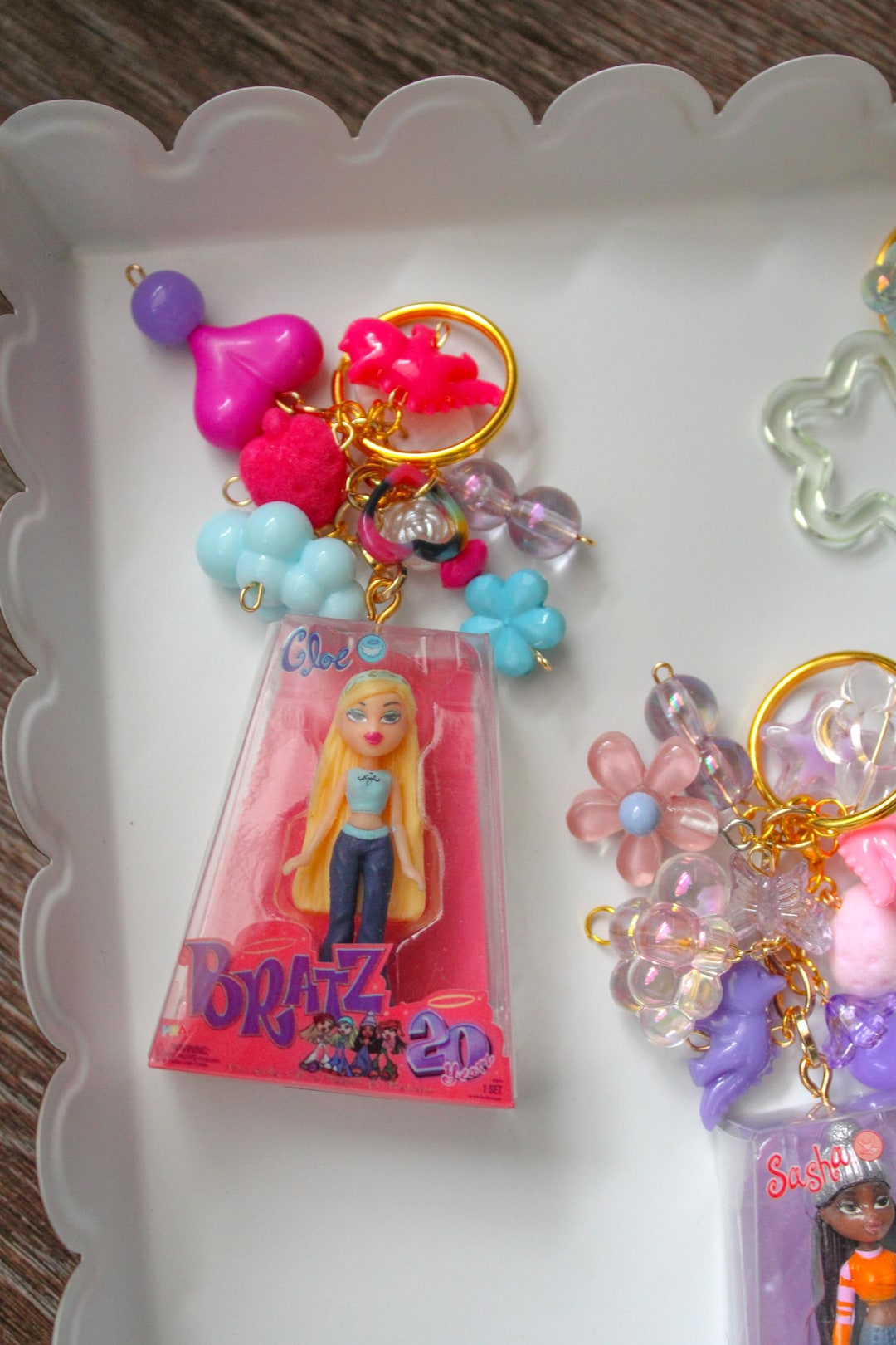 Bratz Mini Chloe Keychain and Purse Charm With Y2K Beads - Etsy