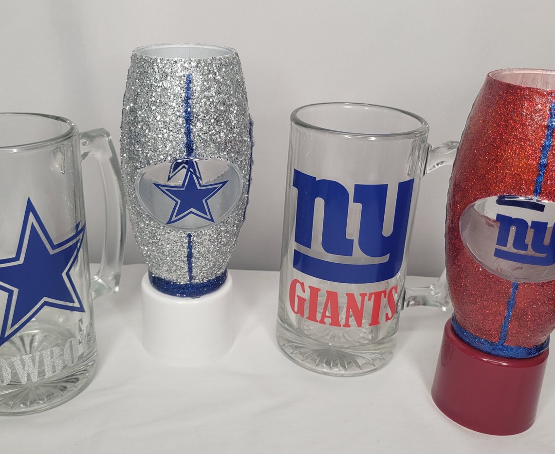 Football Shaped Glass, Beer Mug, Football Glass, Custom Football Beer ...